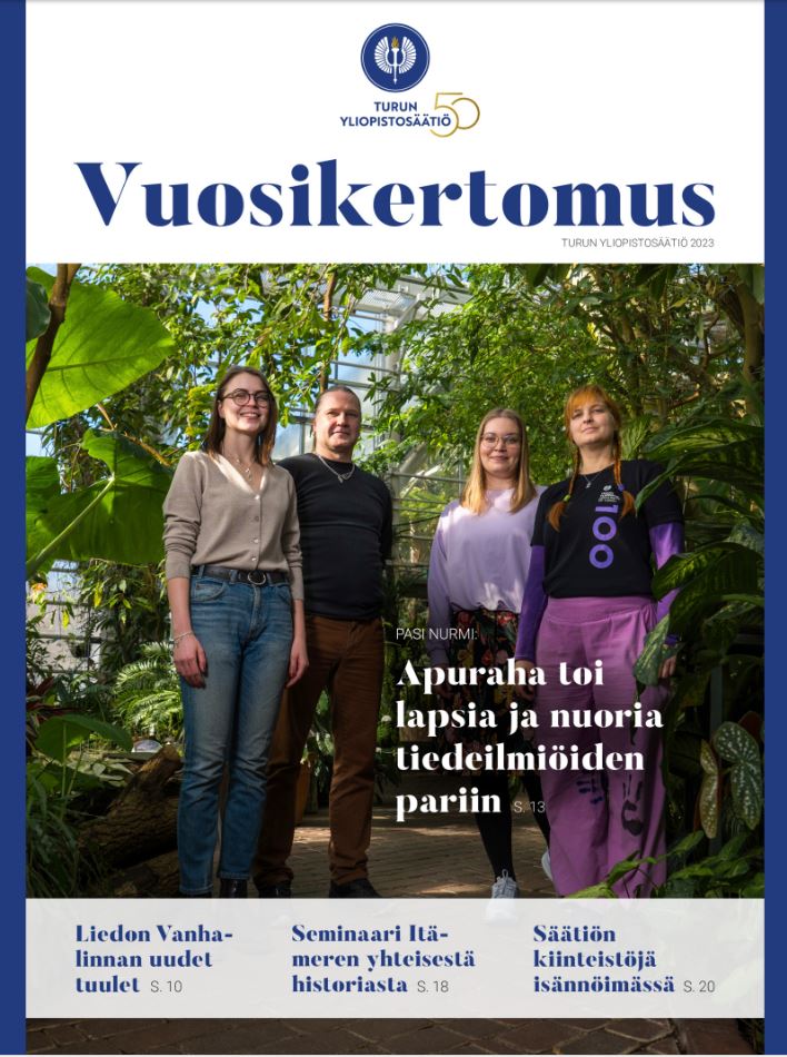 Vuosikertomus 2023 on ilmestynyt - Turun Yliopistosäätiö